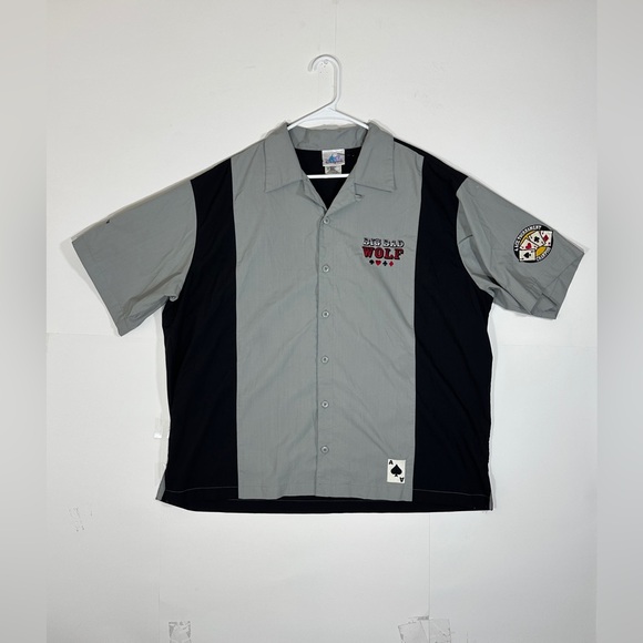 Disney | Shirts | Vintage Disney Gray Big Bad Wolf Hold Em Poker Club ...